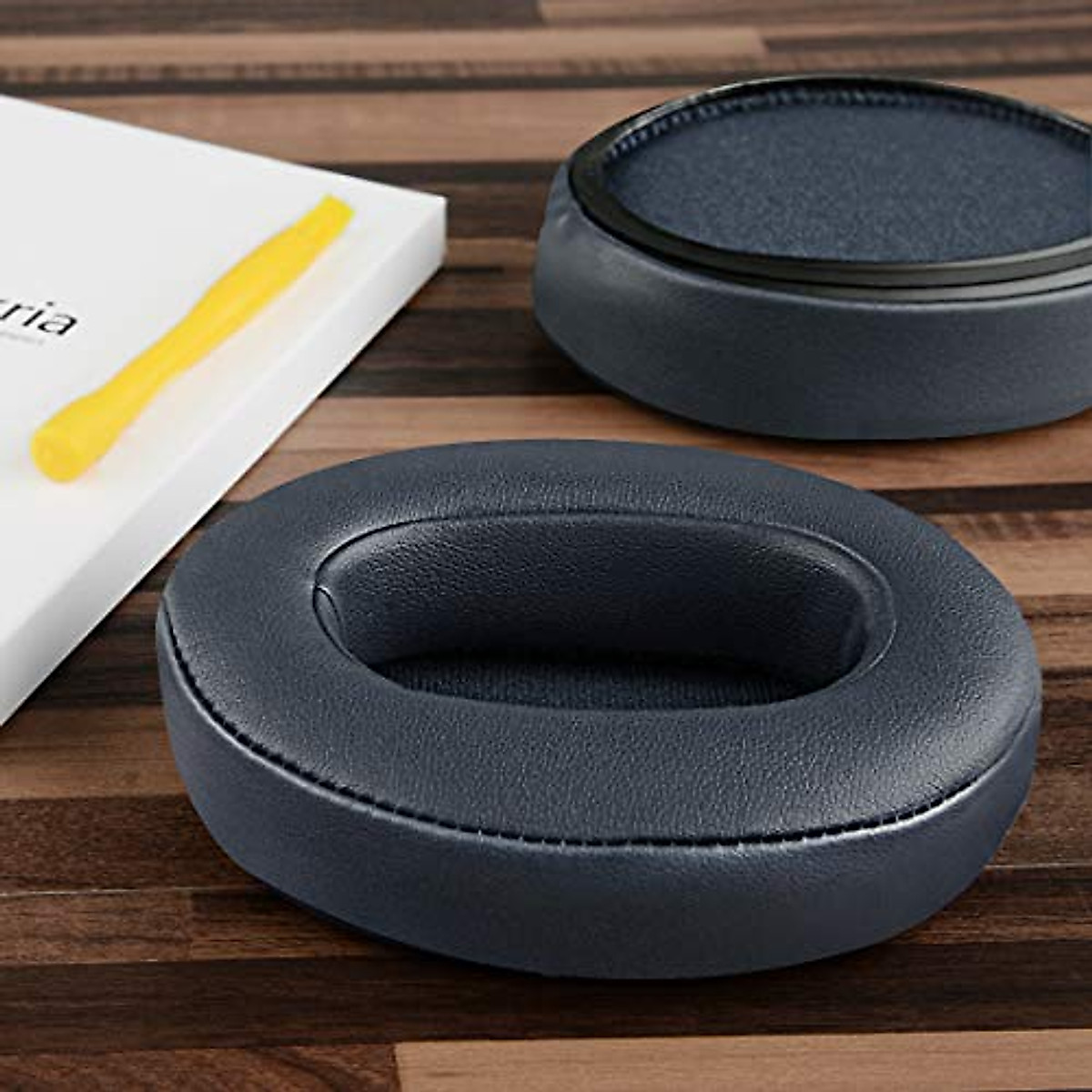 Geekria QuickFit Replacement Ear Pads for Sony WH-XB900N Headphones Earpads, Headset Ear Cushion Repair Parts (Grey)