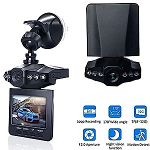 Dash Cam,HD1080 Car Camera,,Real-time Monitoring,Circular Recording,360-degree Rotating tachograph,120°Wide Angle,16/32GB SD Card
