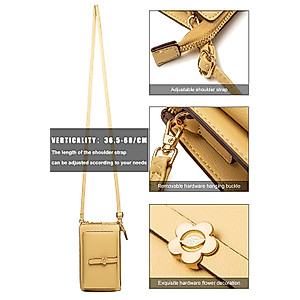 VEVESMUNDO Touchscreen Purse Wallet Zipper Holder Bag with Clear Touch Screen Phone Window (Black)