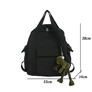 DINGZZ Women's Backpack School Bag for Teenage Travel Bag School Backpacks Canvas Backpack Men (Color : E, Size : 33 * 14 * 38CM)