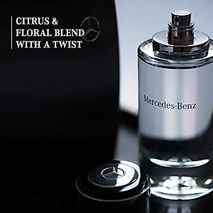 Mercedes-Benz for Men - Long Lasting Cologne for Men - Bergamot, Lemon and Cedar Notes - Everyday Wear Eau de Toilette in Iconic Bottle - 8.1 oz EDT