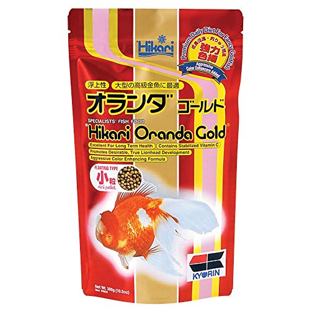 Hikari 10.5-Ounce Oranda Gold Floating Pellets for Pets, Mini
