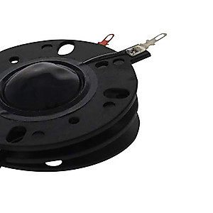 Heyiarbeit 25.5mm Tweeter Voice Coil Audio Speaker Resin Membrane Drive Head Accessory for Audio Replacement Black Tone 2pcs