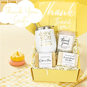 Thank You Gifts for Women, Teacher Appreciation Gifts, Employee Appreciation Gifts Unique Gratitude Gifts Baskets for Coworkers Boss Teachers Hostess Secretary Nurse Volunteer Mom Clients