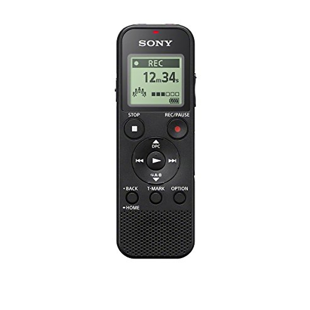 Sony ICD-PX370 Mono Digital Voice Recorder with Built-In USB Voice Recorder,black