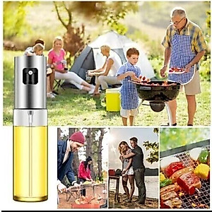 Egypticana home/commercial Oil Sprayer for Cooking, Olive Oil Sprayer Mister, Spray Bottle for Kitchen, 100ml Glass, Oil Vinegar Spritzer Sprayer Glass Bottles for Salad, cooking, roasting, BBQ