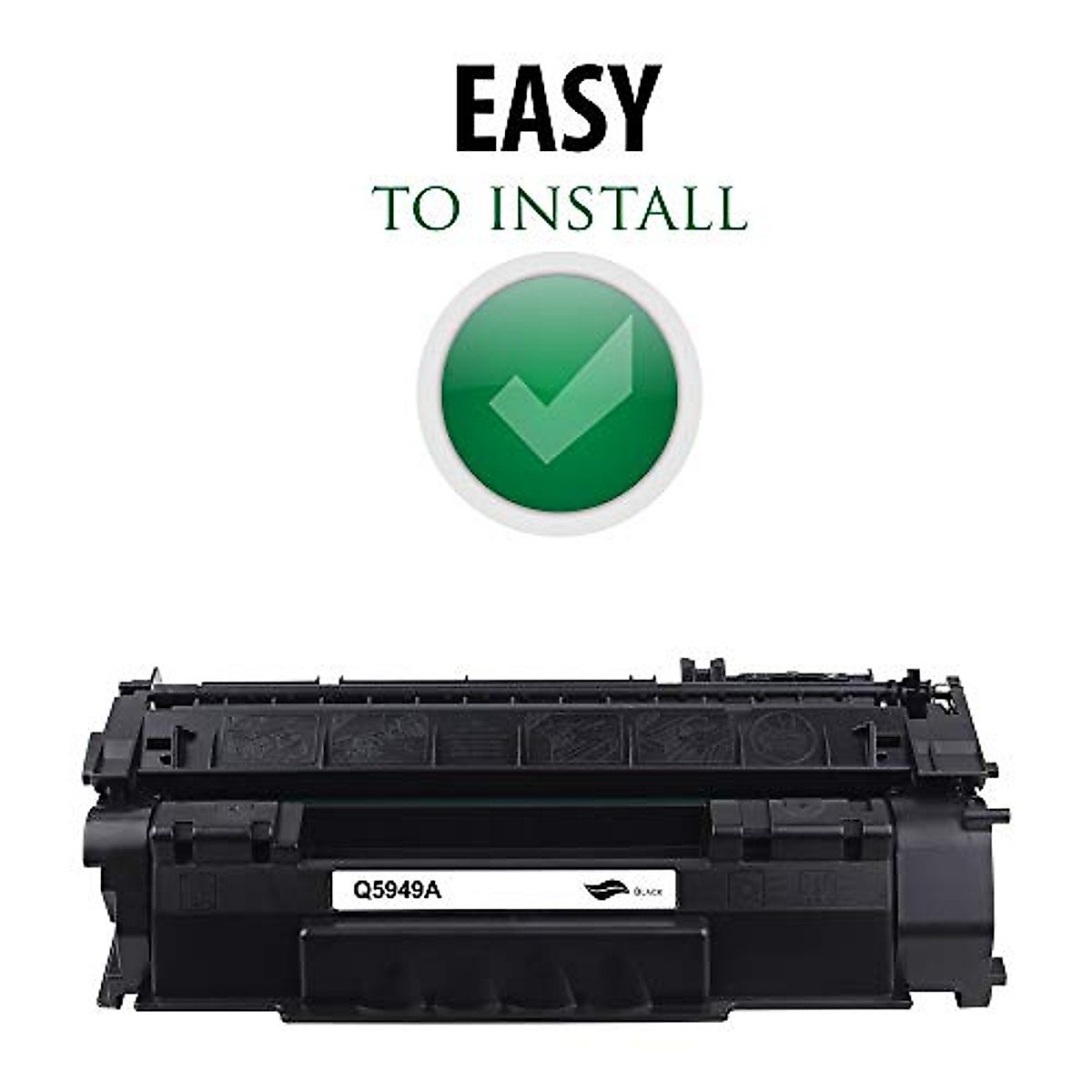 Premium Ink&Toner | Re-Manufactured Toner Cartridge Replacement for Q5949A(Universal with Q7553A) – Standard Yield Laser Printer Cartridge Compatible with Canon, HP