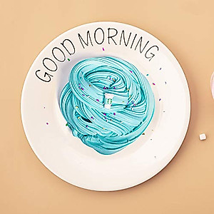 WUHUANIU Scented Slime Kit with 3 Pack Butter Slime,Pink Watermelon,White Ice Cream and Ocean Coffee for Girls and Boys,Super Soft and Non Sticky DIY Surprise Slime(3x100ml)