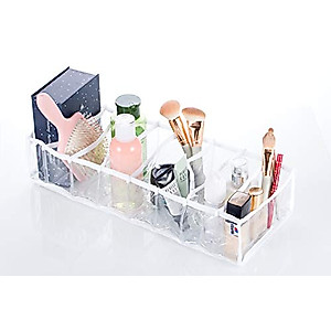 KOARBI Drawer Organizer, Transparent and Flexible, Pack of 2, XL size. Great for Underwear, Socks, Baby Clothes, Ties, Bras and Closet Organizer