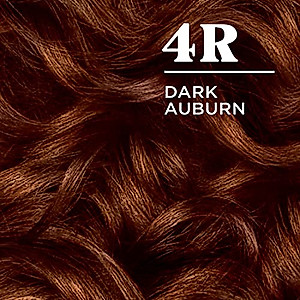 Clairol Nice'n Easy Permanent Hair Dye, 4R Dark Auburn Hair Color, Pack of 1