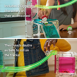 Squaregles Innovator Set - 53-Piece Magnetic Building Set with Strong Magnets for Creative Construction