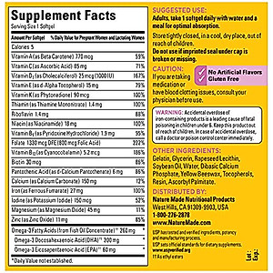 Nature Made Prenatal + DHA 200 mg Softgels (.150 Count)