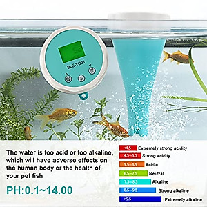 Mumusuki Digital Water Tester, Water Testing Meter 6 in 1 PH EC TDS ORP Temp Water Tester Pen Easy to Use Water Quality Tester for Swimming Pool