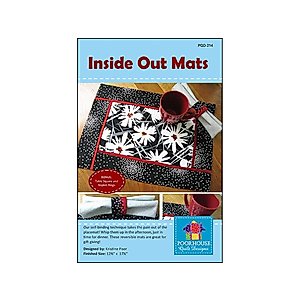 Poorhouse Quilt Designs Inside Out Mats Ptrn