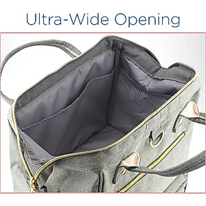 Nolla Breast Pump and Diaper Bag (Black)