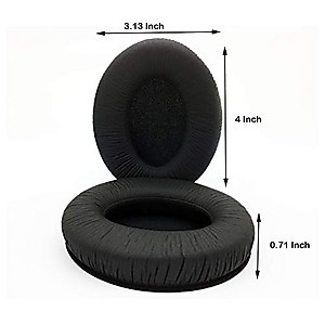 Replacement Ear Cushion Earpad Works with Sennheiser HD418, HD419, HD428, HD429, HD439, HD438, HD448, HD449 Headphone Ear Pad | Ear Cover | Ear Cushion | Ear Cups | Earpads Repair Parts (1 Pack)