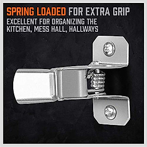 HORUSDY 10 Pack Spring Grip Mop and Broom Holder for Shovel, Rake, Broom, Mop Holder, Etc.