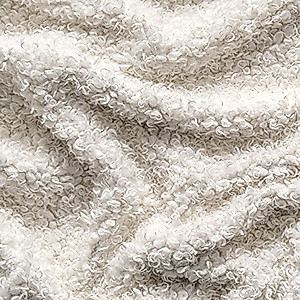 nuLOOM Marlow Machine Washable Soft Shaggy Faux Sheepskin Area Rug, 5' x 8', White