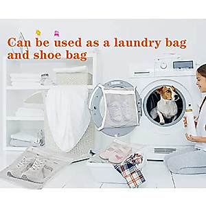 Jonnick Sneaker Dryering & Washing Machine Bag, Dryer for Shoes, Clothing & Laundry - Elastic Strap Adjuster for Most Dryers Machines Door in Laundry Room, Easy Installation(15.7x 15.7Inch)