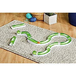 Catit Senses 2.0 Super Circuit Interactive Cat Toy - 12-Piece Closed-Track Ball Toy for All Breed Sizes