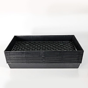 GARDEN TRENDS Dillen Medium Weight 1020 Web Tray 21 1/8" X 10 1/2" - Case of 50 - Greenhouse Carrying Tray - Watering Tray