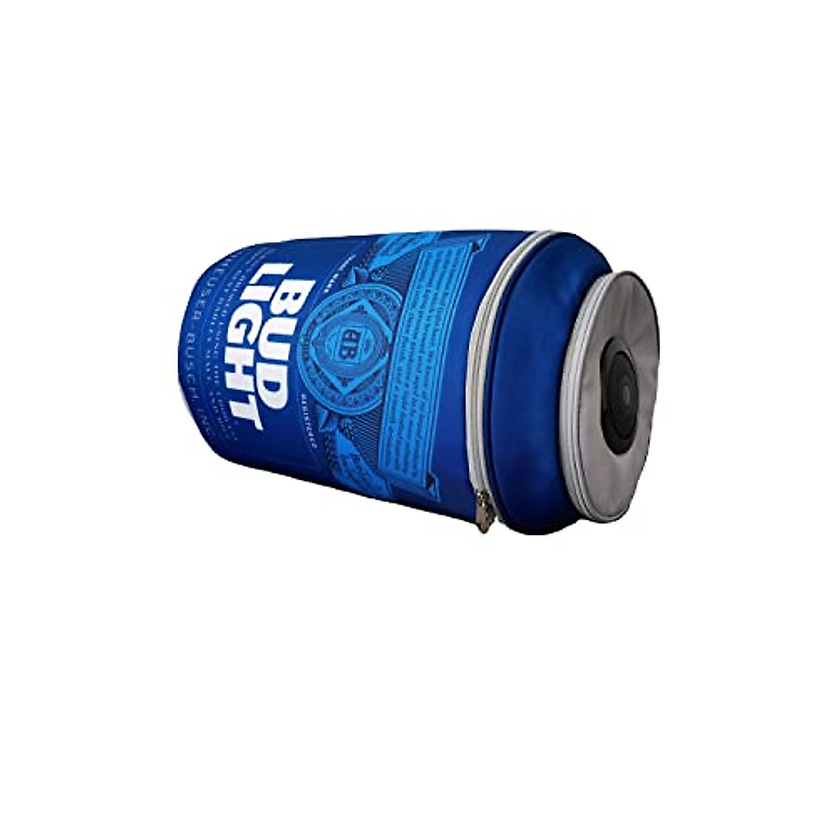 Bud Light Soft Can Shape Speaker Cooler Backpack Bluetooth Portable Travel Cooler with Built in Speaker Bud Light Wireless Speaker Cool Ice Pack Cold Beer Stereo for Apple iPhone, Samsung Galaxy