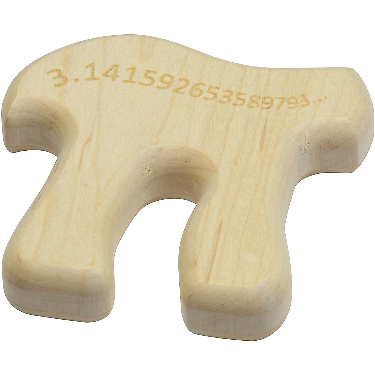 Pi Shaped Maple Teether - Made in USA