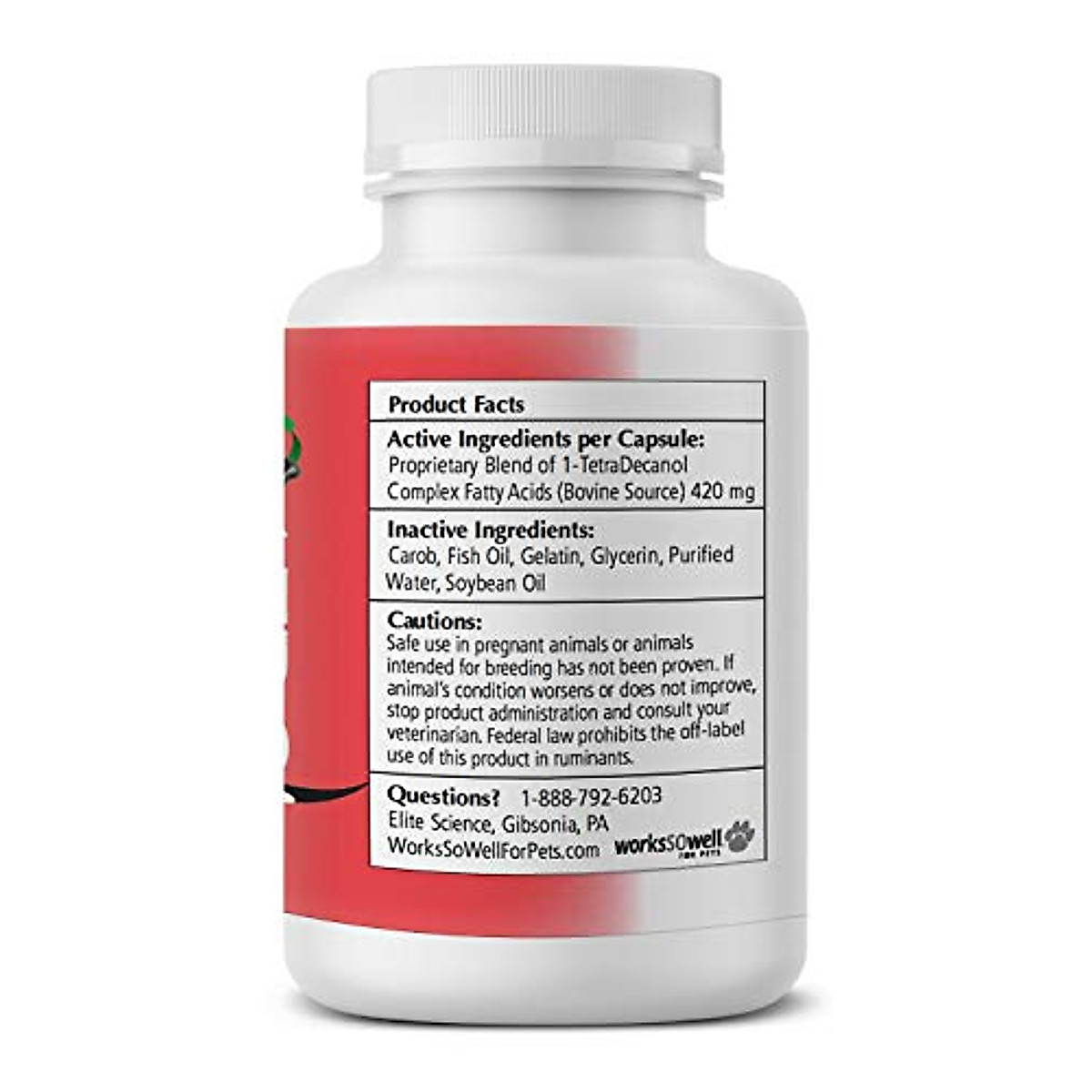 WorksSoWell 1TDC Dual Action Natural Support – 120 Twist Off Soft Gels | Delivers 4 Health Benefits for Dogs & Cats | Supports Oral, Hip & Joint Health, Muscle & Stamina Recovery, Skin & Coat Health