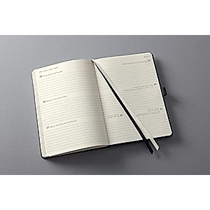Sigel C2401 Conceptum Weekly Planner 2023/2024, Approx. A5, Approx. A5, Black, Hardcover, 2 Pages = 1 Week, 256 Pages