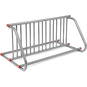 Global Industrial 59-3/4"L Grid Bike Rack, Double Sided, Powder Coated Steel, 10-Bike Capacity