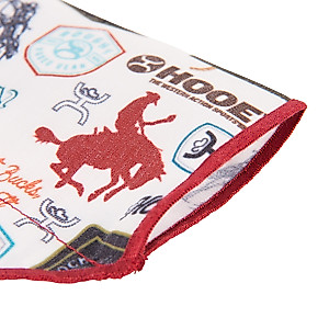 Hooey Nomad Dog Bandana, Polyester Dog Bandana with Graphic-Inspired Prints, Hooey Rodeo