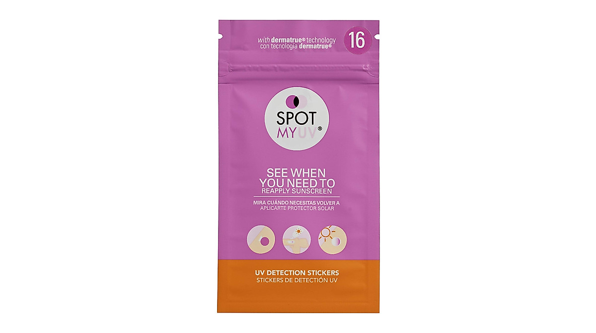 SPOTMYUV UV Detection Stickers - Know When to Reapply Sunscreen