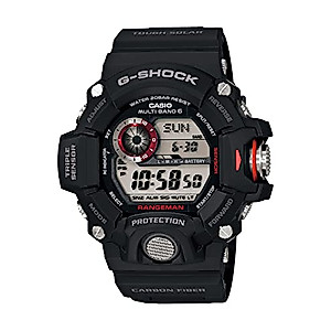 Casio Men's GW-9400J-1JF G-Shock Digital G Rangeman Series Multiband 6, Black Watch
