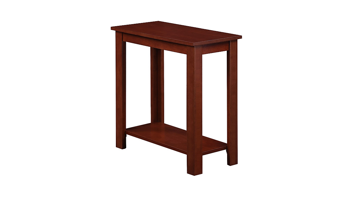 Baja Chairside End Table - Mahogany by Convenience Concepts