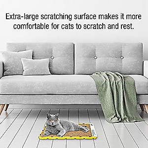 Cosmic OurPets Far and Wide Cat Scratcher Cat Toys (Cat Toys for Indoor Cats, Catnip Toys, Cat Gifts & Cat Toys Interactive) [Includes Cosmic Catnip- North-American Grown]