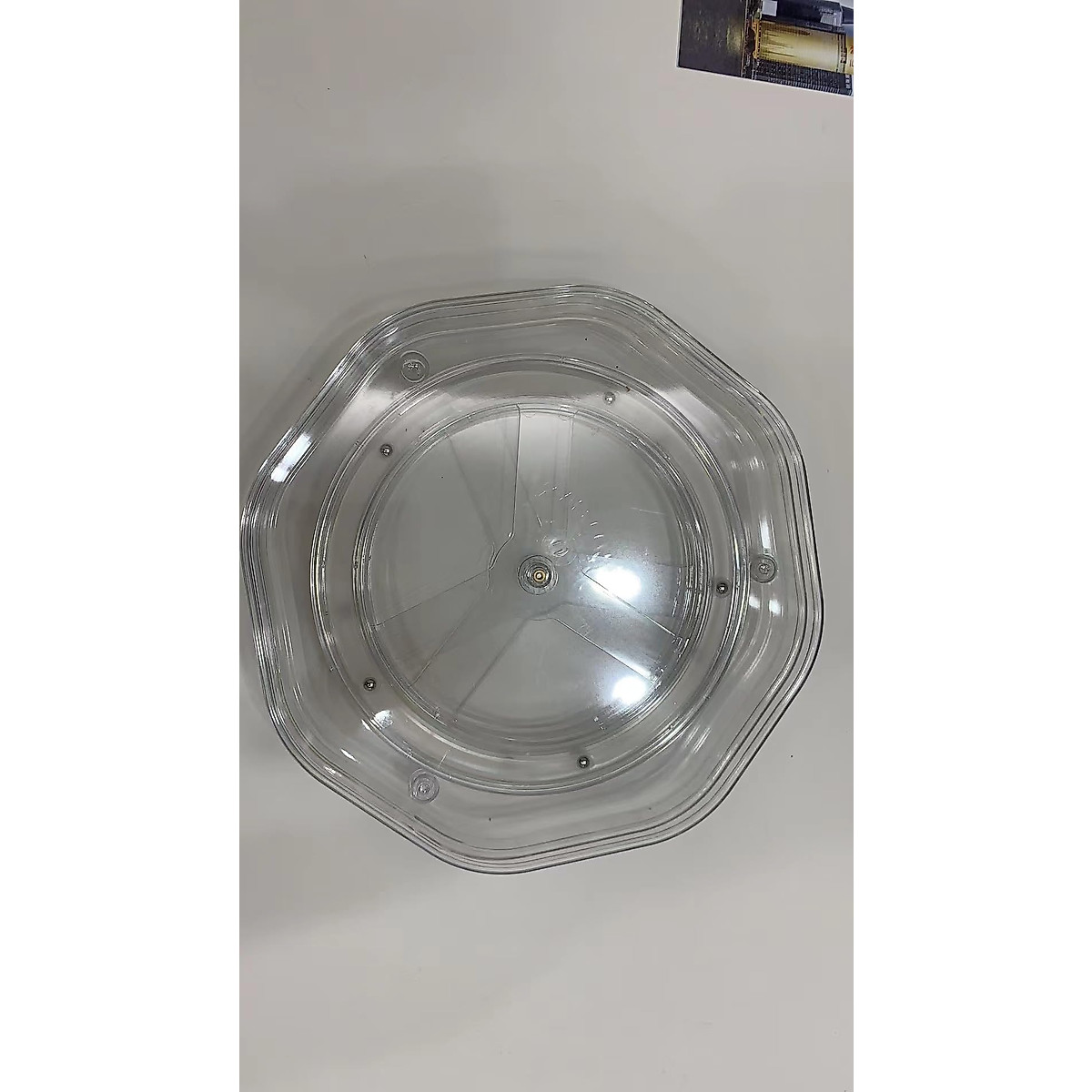 Lazy Susan Organizer for Cabinet, Lazy Susan Turntable for Cabinet, 9.1 Inches Lazy Susan Spice Rack（2 Pack）