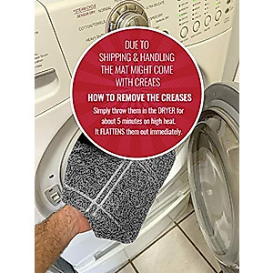 Iprimio Cat Litter Box Mat, 42x36", Gray - Cat Litter Trapping Mat - Mesh Mat Catches Litter - Kitty Litter Mat - Large Cat Litter Mat - Repels Odor, Easy Clean Non Slip Kitty Litter Trapper Mats