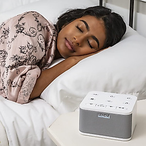 Serene Evolution 45 Sound Portable White Noise Machine - Sleep Sound Machine for Adults, Kids, Baby, Home, Office Privacy - White Noise Machine for Office - Nature Sound Machine - White Noise Maker