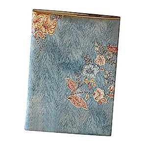 Operitacx Paperback Book Covers 1pc Students Decorative Stationery Notebook for Cover Protector Student Book Cloth Cotton Size Stamping Sleeve A Adjustable Note School Gold Vintage Textbook Cover