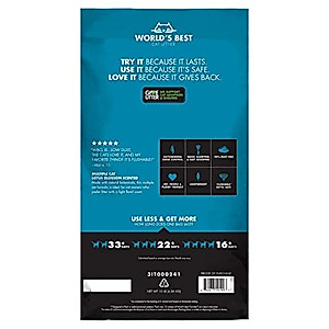 WORLD'S BEST CAT LITTER Multiple Cat Lotus Blossom Scented, 32-Pounds