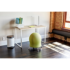 Safco Products 4750GS Zenergy Ball Chair, Grass, Low Profile, Active Seating