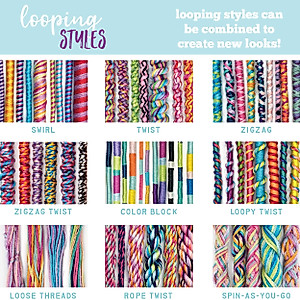 Loopdedoo DIY Kids Bracelet Maker Kit - Make Bracelets in Minutes for Birthdays, Friendship Day, Christmas Gifts - Award Winning Craft Kit for Ages 8 & Up