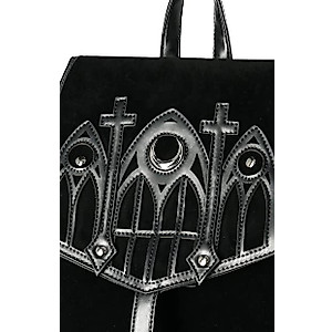 Restyle Stained Glass Cathedral Backpack Gothic Studded Moon Alternative Punk