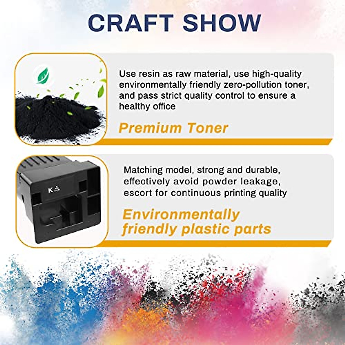 TN711 TN712 Black Toner Cartridge for Konica Minolta TN711K TN712K(A3VU030) Toner Compatible with Bizhub C754 C654 754E 654E Toner Page Yield 47200 (1 Pack)…