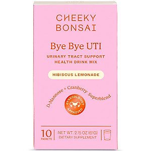 Cheeky Bonsai, UTI Care Kit Bundle - Complete UTI Care Kit Contains: Cheeky Bonsai Bye Bye UTI Drink Mix, Cheeky Bonsai UTI Test Strips, and Cheeky Bonsai UTI Pain Relief