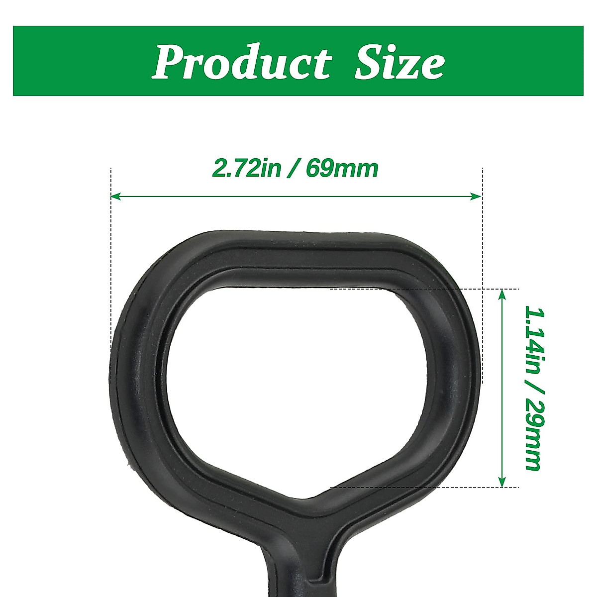 BokWin 2 Pcs D Ring Recliner Release Pull Handle,Couch Recliner Cable Replacement for Sofa Couch Cable(4.75 Inch Length)