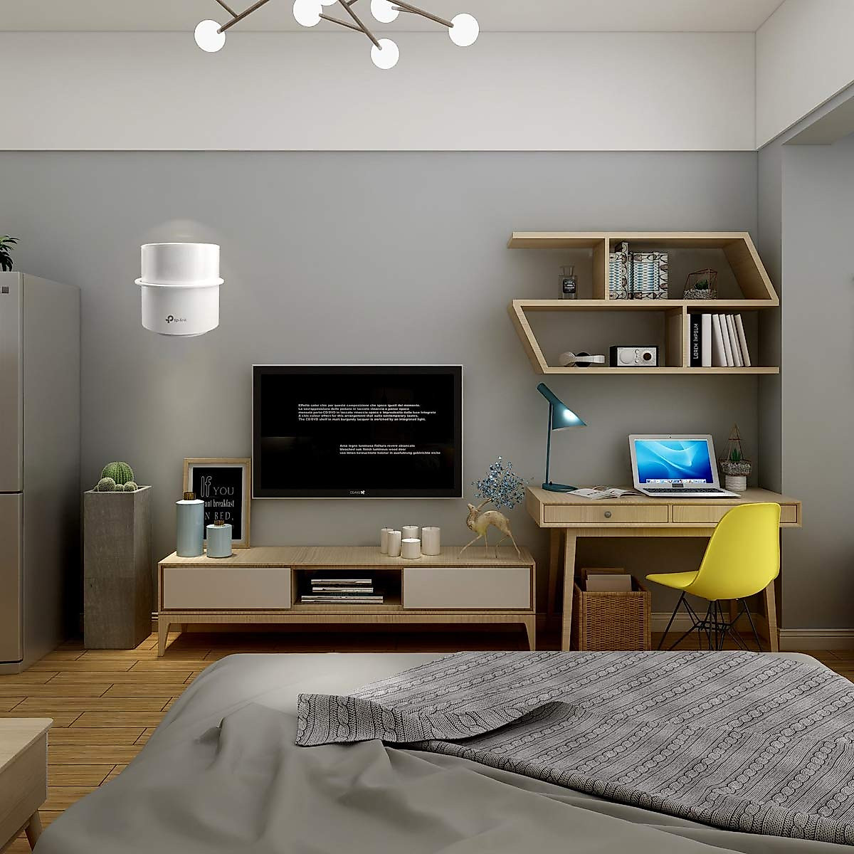 TP-Link Deco X20 Wall Mount Bracket,ALLICAVER Sturdy Metal Made Mount Stand Holder Compatible with TP-Link X20 WiFi 6 Mesh WiFi System (white-2-Pack)