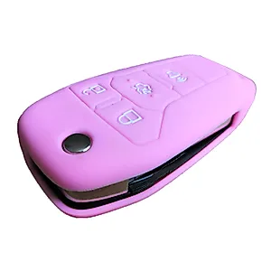KAWIHEN Silicone Key Fob Cover Compatible with 2013 2014 2015 2016 Ford Fusion N5F-A08TAA 164-R7986 3248-A08TAA