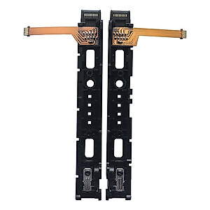 Rinbers Left Right Slide Rail Slider Bracket with Sensor Flex Cable Replacement with Repair Tool Kit for Nintendo Switch NS 2017 Joy-Con Controller Slide Bar (NOT for Console)