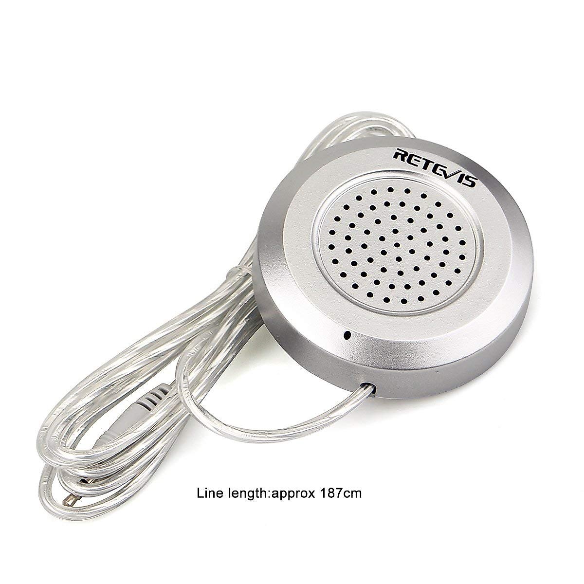 Retevis RT-9908 Window Speaker System,Intercom System,Two Way Voice Transmission,High Power Speaker for Bank,School,Store(4 Pack)